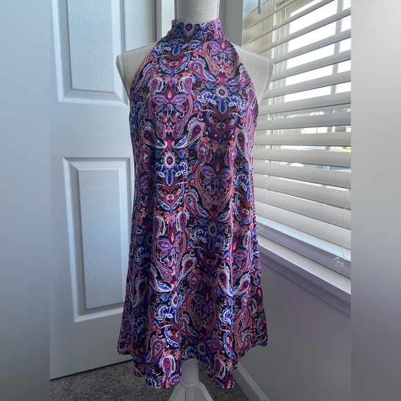 Altar'd State | Dresses | Altard State Paisley T Neck Open Back ...